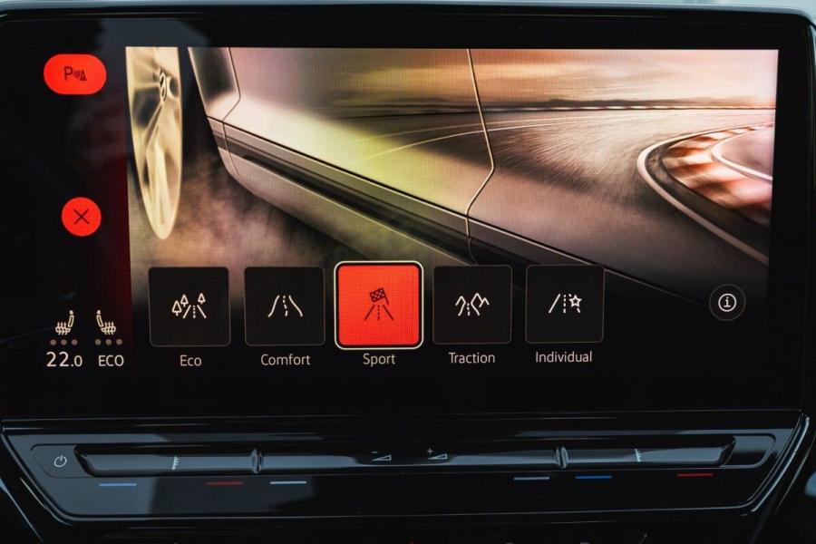 Pelēks Volkswagen ID.4 2022 Ventspils, ar dzinēja tilpumu 0.00 L un nobraukumu 87 tūkst. km par 34900 €, foto 32 vietnē AUTOMOTO.COM.LV
