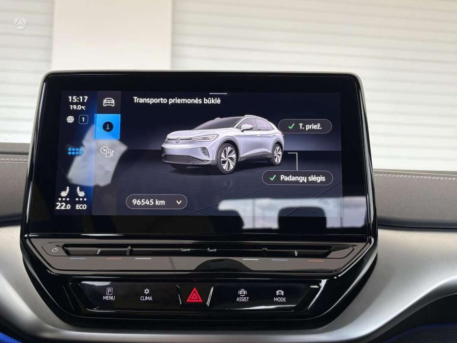 Pelēks Volkswagen ID.4 2023 Viļņa, ar dzinēja tilpumu 0.00 L un nobraukumu 97 tūkst. km par 28000 €, foto 14 vietnē AUTOMOTO.COM.LV
