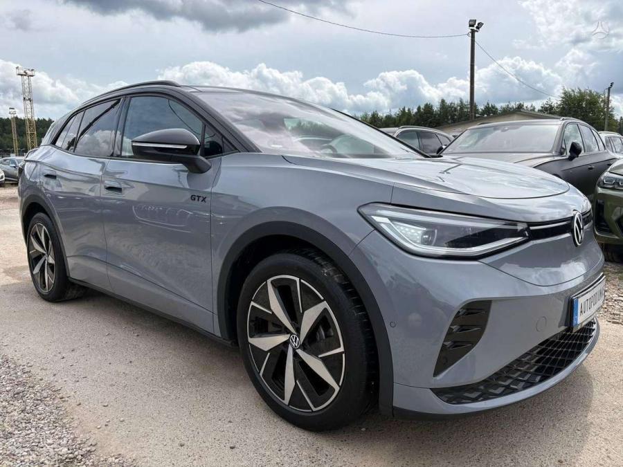 Pelēks Volkswagen ID.4 2023 Viļņa, ar dzinēja tilpumu 0.00 L un nobraukumu 168 tūkst. km par 26200 €, foto 3 vietnē AUTOMOTO.COM.LV