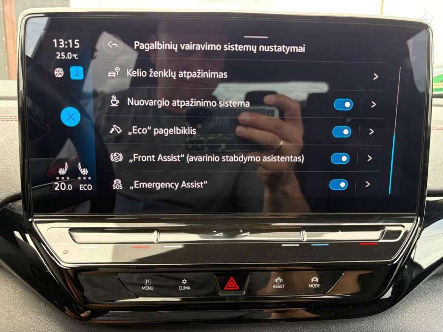 Pelēks Volkswagen ID.4 2023 Viļņa, ar dzinēja tilpumu 0.00 L un nobraukumu 168 tūkst. km par 26200 €, foto 33 vietnē AUTOMOTO.COM.LV