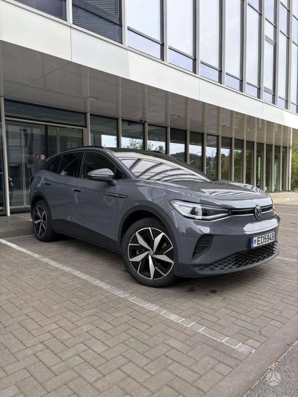 Pelēks Volkswagen ID.4 2023 Viļņa, ar dzinēja tilpumu 0.00 L un nobraukumu 39 tūkst. km par 27090 €, foto 1 vietnē AUTOMOTO.COM.LV