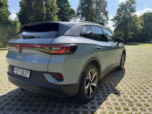 Grey Volkswagen ID.4 2023 in Vilnius, with an engine capacity of 0.00 L and mileage of 22 thousand km for 26800 €, photo 9 on AUTOMOTO.COM.LV