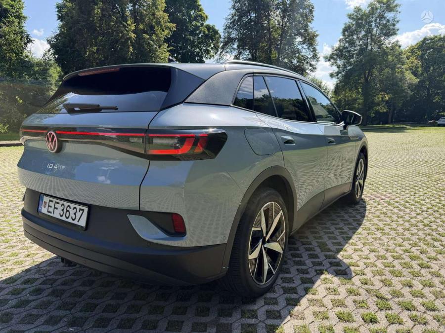 Grey Volkswagen ID.4 2023 in Vilnius, with an engine capacity of 0.00 L and mileage of 22 thousand km for 26800 €, photo 9 on AUTOMOTO.COM.LV