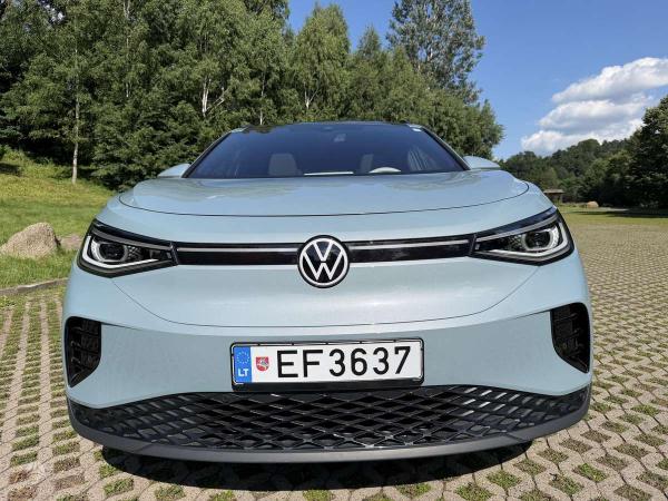 Pelēks Volkswagen ID.4 2023 Viļņa, ar dzinēja tilpumu 0.00 L un nobraukumu 22 tūkst. km par 26800 €, foto 10 vietnē AUTOMOTO.COM.LV