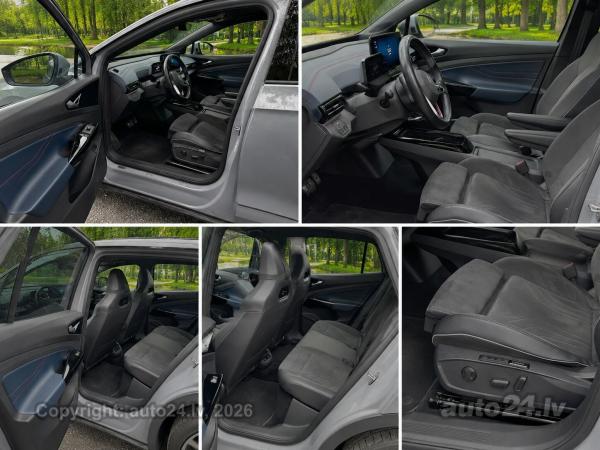Grey Volkswagen ID.4 2021 in Narva, with an engine capacity of 0.00 L and mileage of 91 thousand km for 31900 €, photo 9 on AUTOMOTO.COM.LV