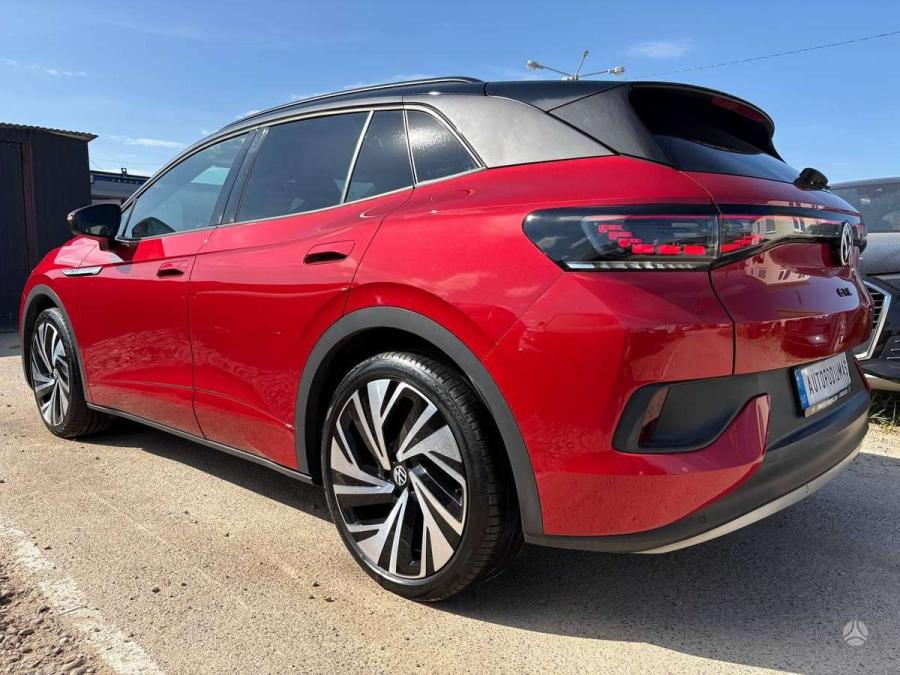 Sarkans Volkswagen ID.4 2022 Viļņa, ar dzinēja tilpumu 0.00 L un nobraukumu 150 tūkst. km par 25700 €, foto 4 vietnē AUTOMOTO.COM.LV