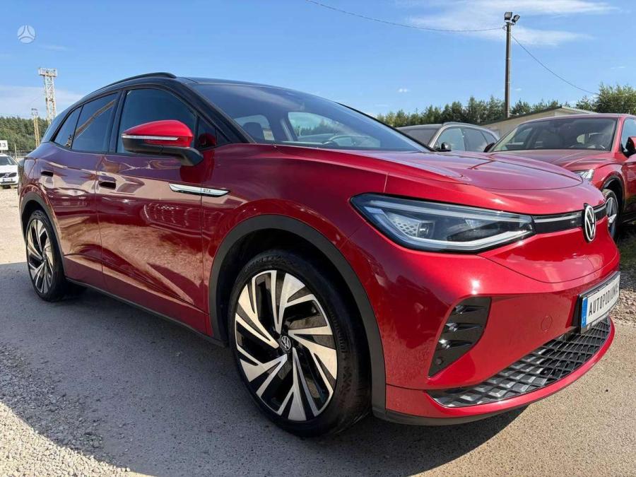 Sarkans Volkswagen ID.4 2022 Viļņa, ar dzinēja tilpumu 0.00 L un nobraukumu 150 tūkst. km par 25700 €, foto 5 vietnē AUTOMOTO.COM.LV