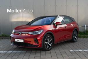 Sarkans Volkswagen ID.4 2022 Viļņa, ar dzinēja tilpumu 0.00 L un nobraukumu 100 tūkst. km par 33900 €, foto  vietnē AUTOMOTO.COM.LV