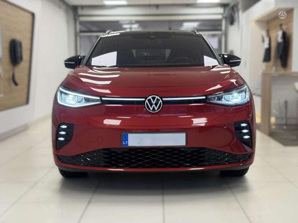 Sarkans Volkswagen ID.4 2023 Kauņa, ar dzinēja tilpumu 0.00 L un nobraukumu 21 tūkst. km par 36900 €, foto 2 vietnē AUTOMOTO.COM.LV