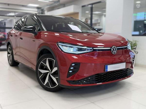 Sarkans Volkswagen ID.4 2023 Kauņa, ar dzinēja tilpumu 0.00 L un nobraukumu 21 tūkst. km par 36900 €, foto 3 vietnē AUTOMOTO.COM.LV