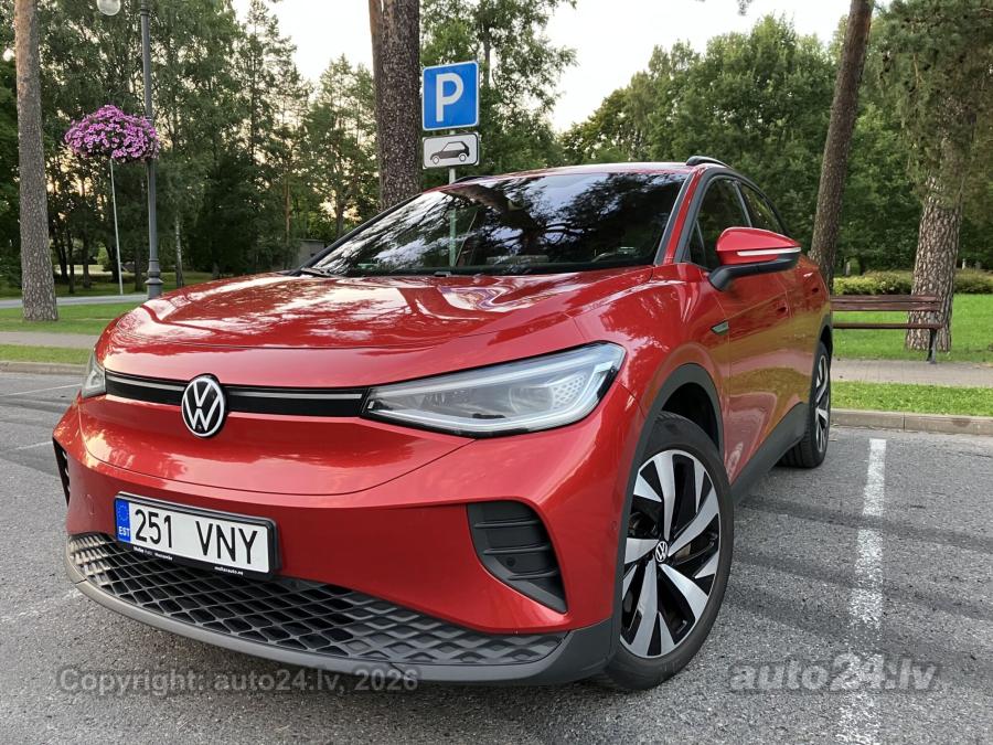 Sarkans Volkswagen ID.4 2023 Tallina, ar dzinēja tilpumu 0.00 L un nobraukumu 74 tūkst. km par 33400 €, foto 1 vietnē AUTOMOTO.COM.LV