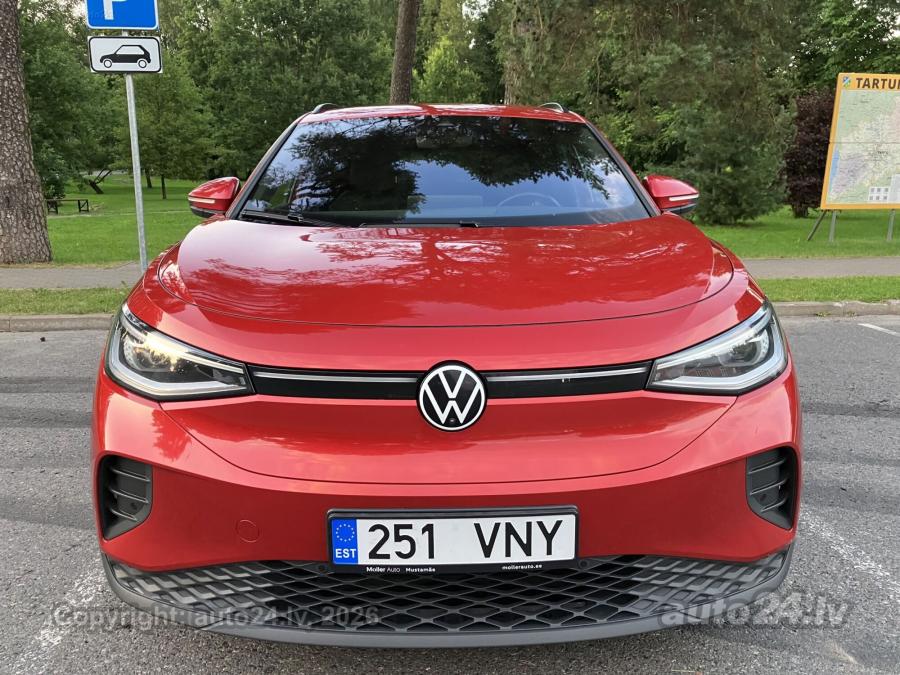 Sarkans Volkswagen ID.4 2023 Tallina, ar dzinēja tilpumu 0.00 L un nobraukumu 74 tūkst. km par 33400 €, foto 5 vietnē AUTOMOTO.COM.LV