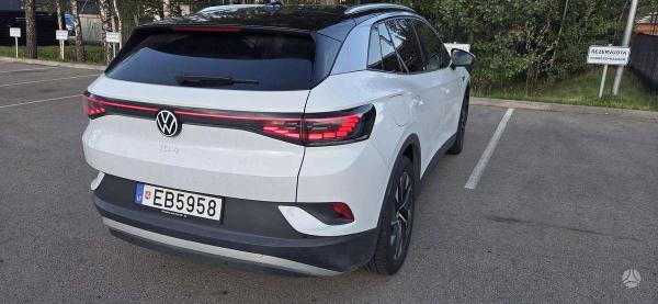 White Volkswagen ID.4 2021 in Kaunas, with an engine capacity of 0.00 L and mileage of 316 thousand km for 21200 €, photo 5 on AUTOMOTO.COM.LV