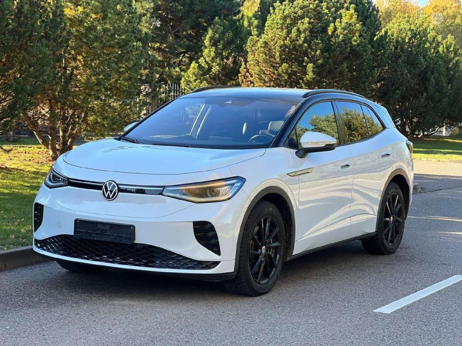 Balts Volkswagen ID.4 2022 Kauņa, ar dzinēja tilpumu 0.00 L un nobraukumu 40 tūkst. km par 26450 €, foto 1 vietnē AUTOMOTO.COM.LV