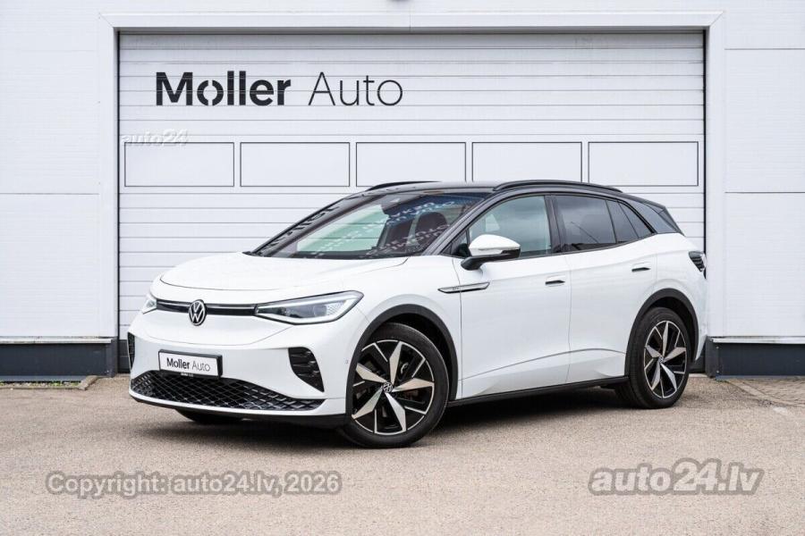 Balts Volkswagen ID.4 2022 Rīga, ar dzinēja tilpumu 0.00 L un nobraukumu 76 tūkst. km par 35816 €, foto 1 vietnē AUTOMOTO.COM.LV
