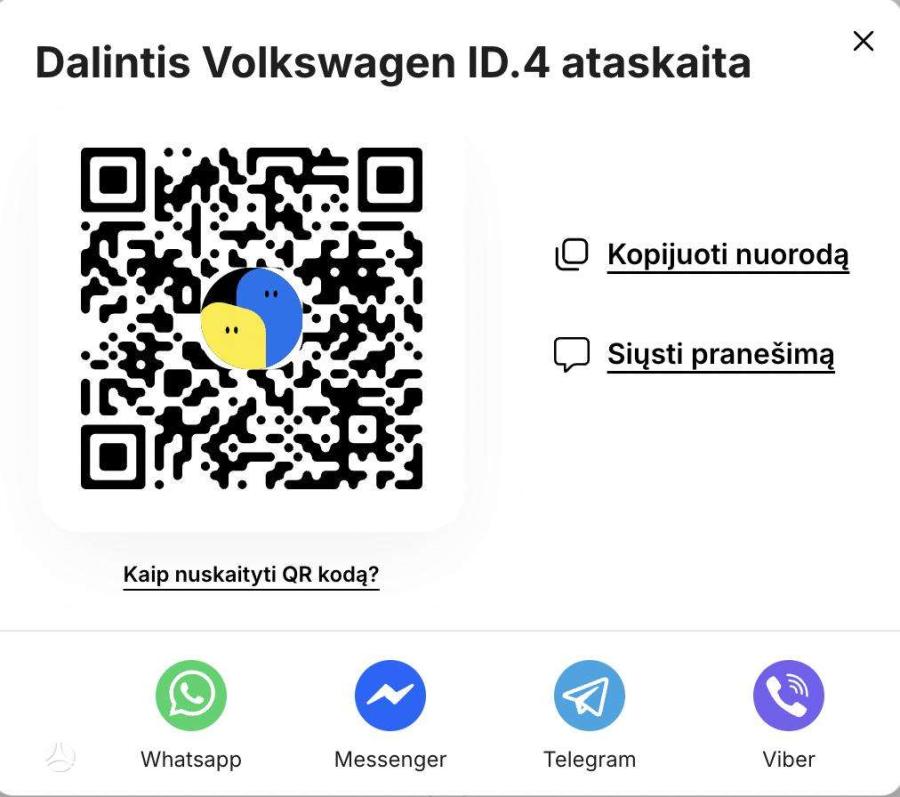 Белый Фольксваген ID.4 2022 в Вильнюс, объемом двигателя 0.00 л и пробегом 95 тыс. км за 23900 €, фото 12 на AUTOMOTO.COM.LV