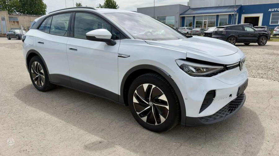 Balts Volkswagen ID.4 2023 Šauļi, ar dzinēja tilpumu 0.00 L un nobraukumu 75 tūkst. km par 19350 €, foto 4 vietnē AUTOMOTO.COM.LV