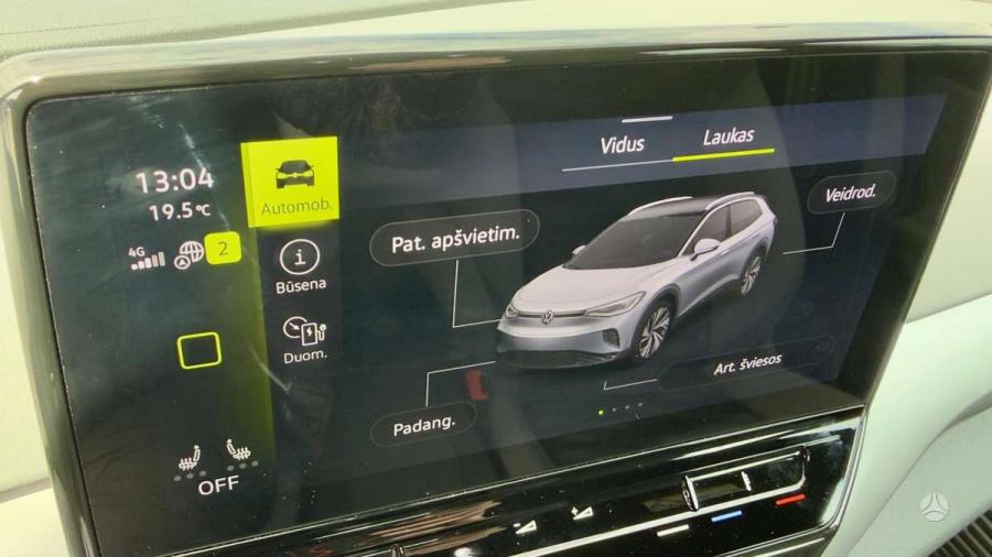 Balts Volkswagen ID.4 2023 Šauļi, ar dzinēja tilpumu 0.00 L un nobraukumu 75 tūkst. km par 19350 €, foto 17 vietnē AUTOMOTO.COM.LV