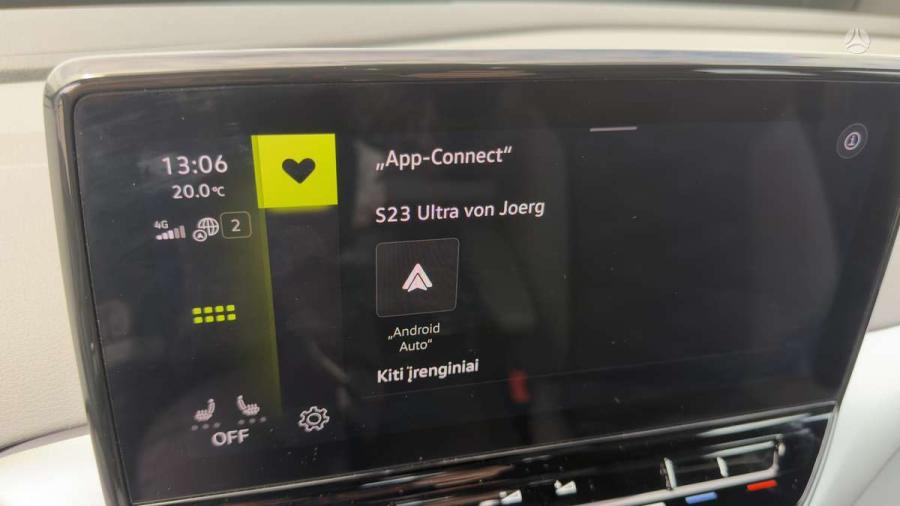 Balts Volkswagen ID.4 2023 Šauļi, ar dzinēja tilpumu 0.00 L un nobraukumu 75 tūkst. km par 19350 €, foto 20 vietnē AUTOMOTO.COM.LV
