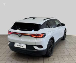 White Volkswagen ID.4 2023 in Kaunas, with an engine capacity of 0.00 L and mileage of 81 thousand km for 26500 €, photo 5 on AUTOMOTO.COM.LV