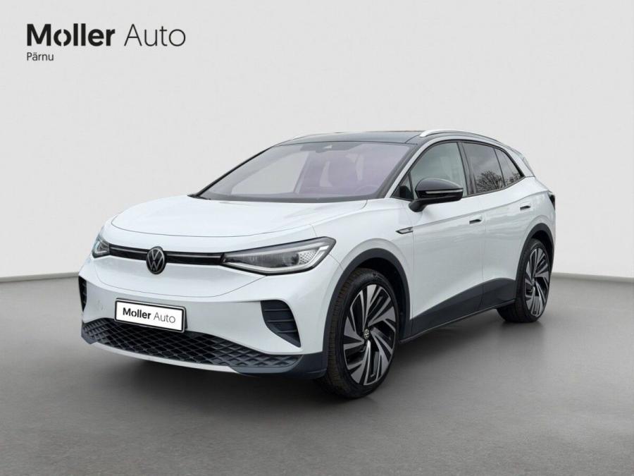 Balts Volkswagen ID.4 2020 Pērnava, ar dzinēja tilpumu 0.00 L un nobraukumu 87 tūkst. km par 29950 €, foto 1 vietnē AUTOMOTO.COM.LV