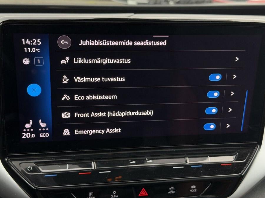 Balts Volkswagen ID.4 2020 Pērnava, ar dzinēja tilpumu 0.00 L un nobraukumu 87 tūkst. km par 29950 €, foto 17 vietnē AUTOMOTO.COM.LV