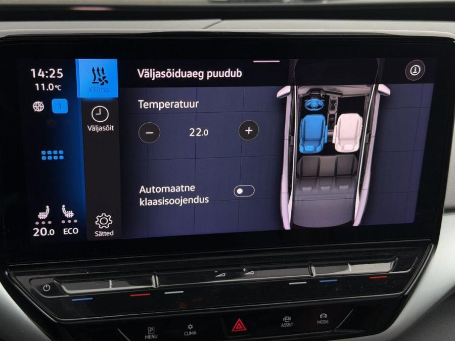 Balts Volkswagen ID.4 2020 Pērnava, ar dzinēja tilpumu 0.00 L un nobraukumu 87 tūkst. km par 29950 €, foto 19 vietnē AUTOMOTO.COM.LV