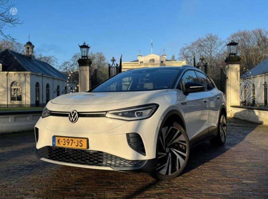 Balts Volkswagen ID.4 2021 Kauņa, ar dzinēja tilpumu 0.00 L un nobraukumu 184 tūkst. km par 22250 €, foto 1 vietnē AUTOMOTO.COM.LV