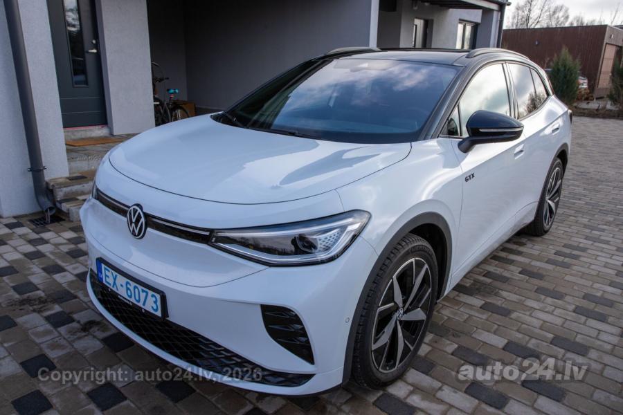 Balts Volkswagen ID.4 2023 Rīga, ar dzinēja tilpumu 0.00 L un nobraukumu 77 tūkst. km par 35900 €, foto 1 vietnē AUTOMOTO.COM.LV