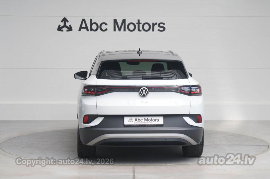 White Volkswagen ID.4 2023 in Tallinn, with an engine capacity of 0.00 L and mileage of 12 thousand km for 33990 €, photo 6 on AUTOMOTO.COM.LV