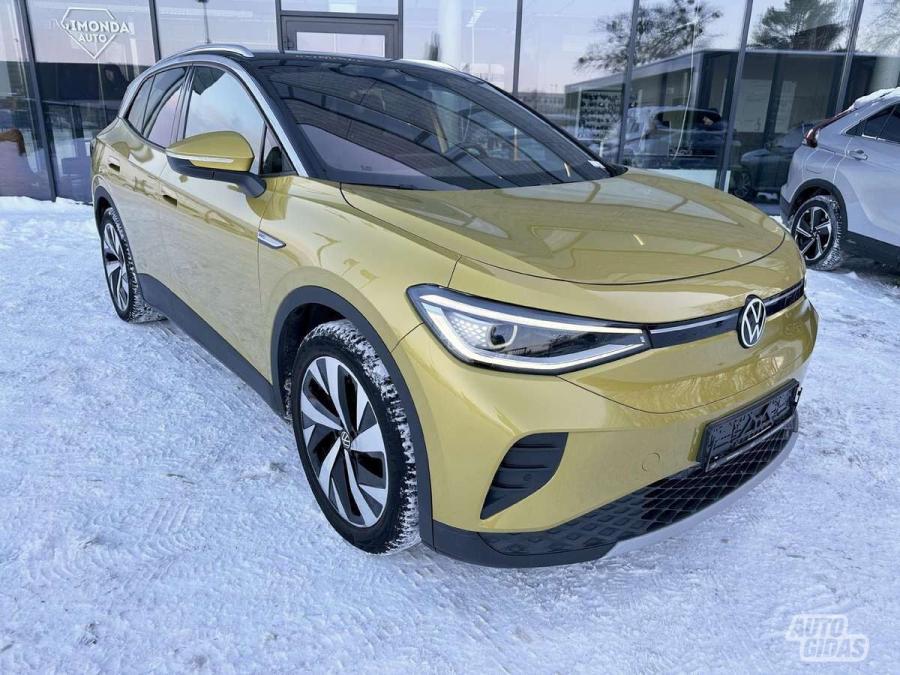 Dzeltens Volkswagen ID.4 2021 Kauņa, ar dzinēja tilpumu 0.00 L un nobraukumu 215 tūkst. km par 16900 €, foto 2 vietnē AUTOMOTO.COM.LV