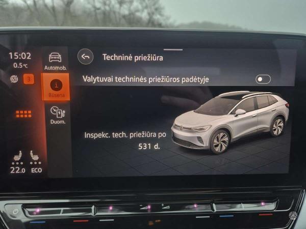 Dzeltens Volkswagen ID.4 2021 Viļņa, ar dzinēja tilpumu 0.00 L un nobraukumu 71 tūkst. km par 25400 €, foto 11 vietnē AUTOMOTO.COM.LV