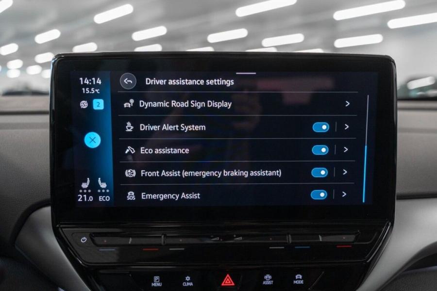 Dzeltens Volkswagen ID.4 2021 Viļņa, ar dzinēja tilpumu 0.00 L un nobraukumu 112 tūkst. km par 27900 €, foto 14 vietnē AUTOMOTO.COM.LV