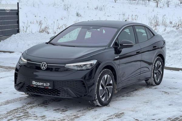 Melns Volkswagen ID.5 2022 Viļņa, ar dzinēja tilpumu 0.00 L un nobraukumu 22 tūkst. km par 25990 €, foto  vietnē AUTOMOTO.COM.LV