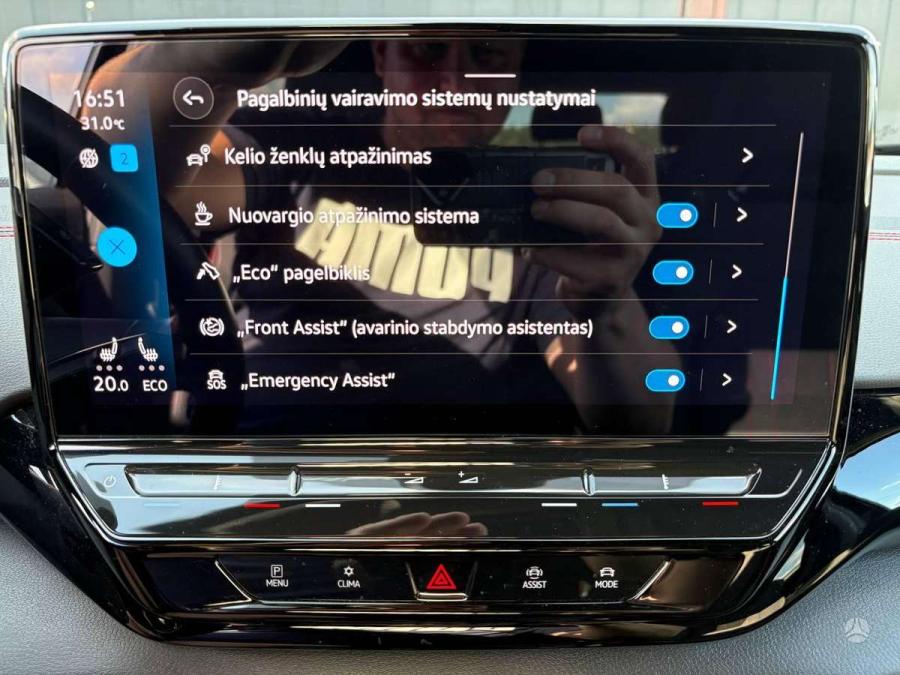 Melns Volkswagen ID.5 2023 Viļņa, ar dzinēja tilpumu 0.00 L un nobraukumu 23 tūkst. km par 35700 €, foto 29 vietnē AUTOMOTO.COM.LV
