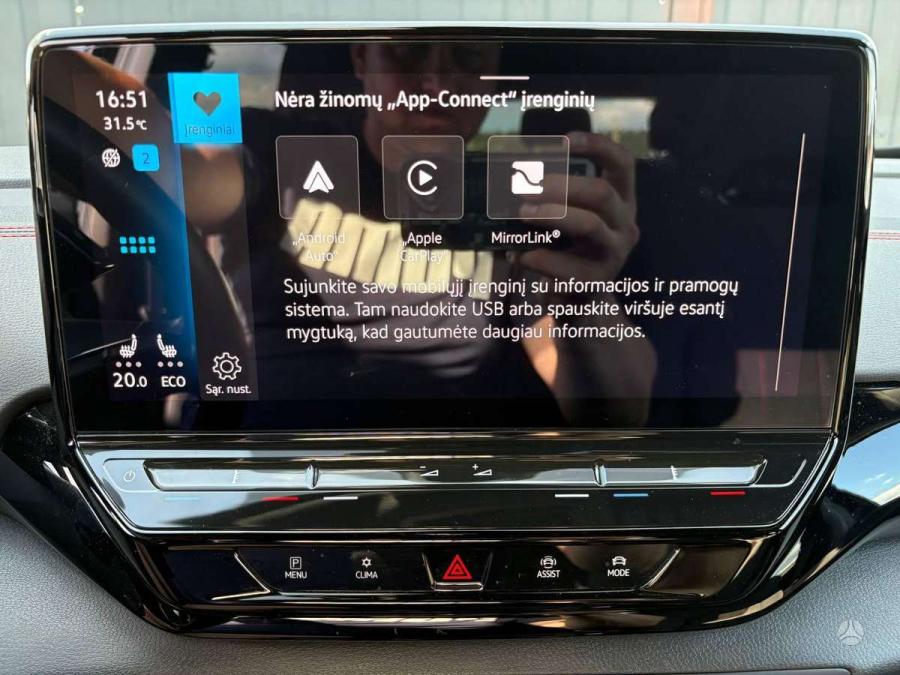 Melns Volkswagen ID.5 2023 Viļņa, ar dzinēja tilpumu 0.00 L un nobraukumu 23 tūkst. km par 35700 €, foto 34 vietnē AUTOMOTO.COM.LV