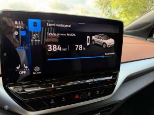 Melns Volkswagen ID.5 2023 Viļņa, ar dzinēja tilpumu 0.00 L un nobraukumu 80 tūkst. km par 28900 €, foto 13 vietnē AUTOMOTO.COM.LV