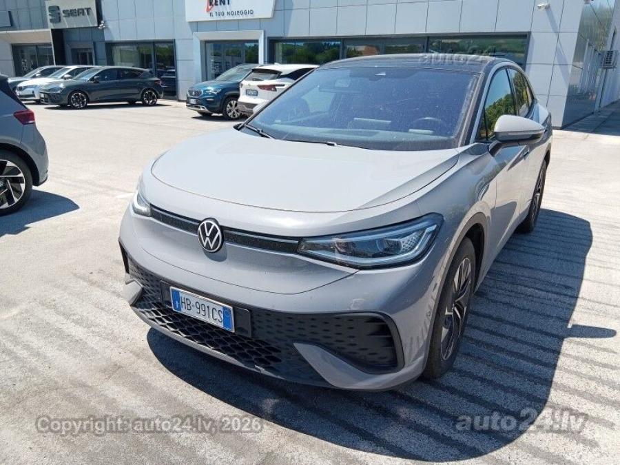 Grey Volkswagen ID.5 2025 in Tallinn, with an engine capacity of 0.00 L and mileage of 12 thousand km for 38900 €, photo 1 on AUTOMOTO.COM.LV