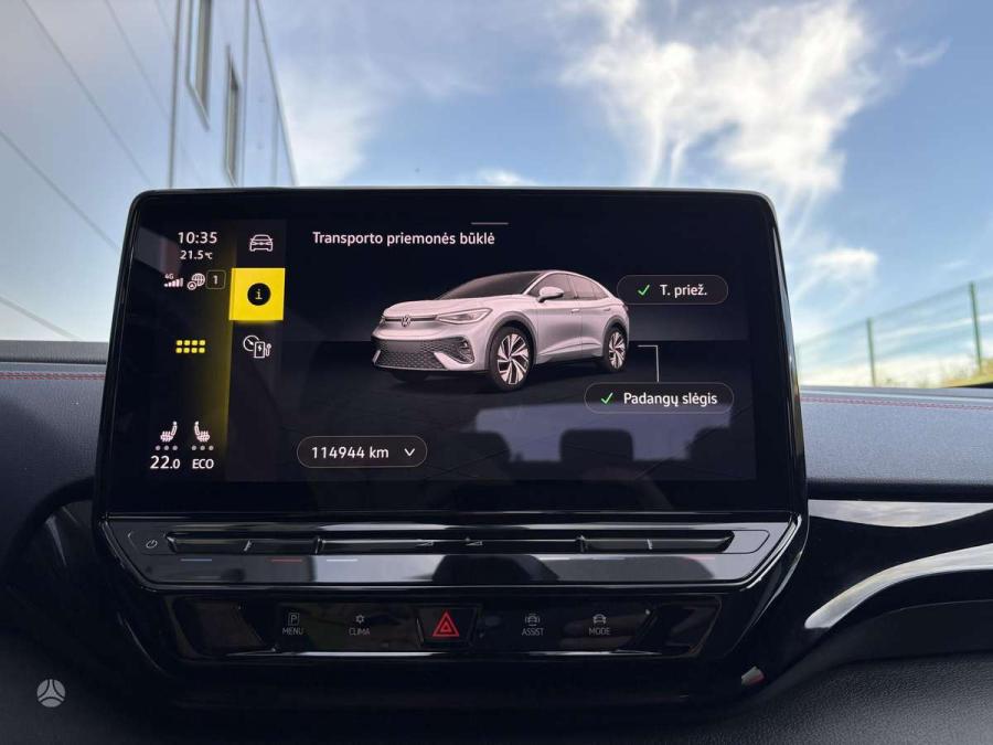 Sarkans Volkswagen ID.5 2022 Viļņa, ar dzinēja tilpumu 0.00 L un nobraukumu 115 tūkst. km par 29700 €, foto 13 vietnē AUTOMOTO.COM.LV