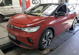 Red Volkswagen ID.5 2023 in Vilnius, with an engine capacity of 0.00 L and mileage of 84 thousand km for 32600 €, photo  on AUTOMOTO.COM.LV