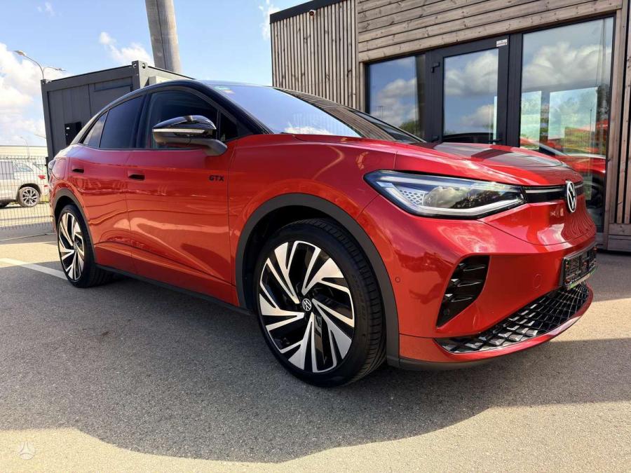 Sarkans Volkswagen ID.5 2023 Viļņa, ar dzinēja tilpumu 0.00 L un nobraukumu 84 tūkst. km par 32300 €, foto 1 vietnē AUTOMOTO.COM.LV