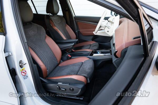 White Volkswagen ID.5 2025 in Riga, with an engine capacity of 0.00 L and mileage of 9 thousand km for 47089 €, photo 6 on AUTOMOTO.COM.LV