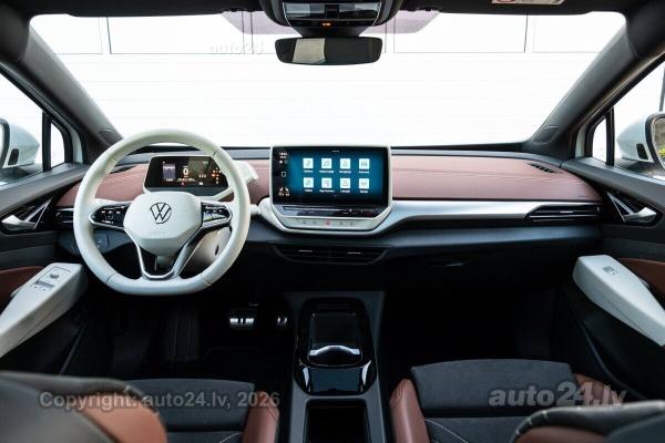 White Volkswagen ID.5 2025 in Riga, with an engine capacity of 0.00 L and mileage of 9 thousand km for 47089 €, photo 8 on AUTOMOTO.COM.LV