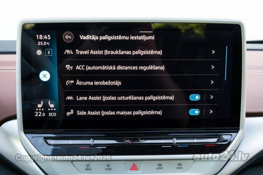 Balts Volkswagen ID.5 2025 Rīga, ar dzinēja tilpumu 0.00 L un nobraukumu 9 tūkst. km par 47089 €, foto 17 vietnē AUTOMOTO.COM.LV