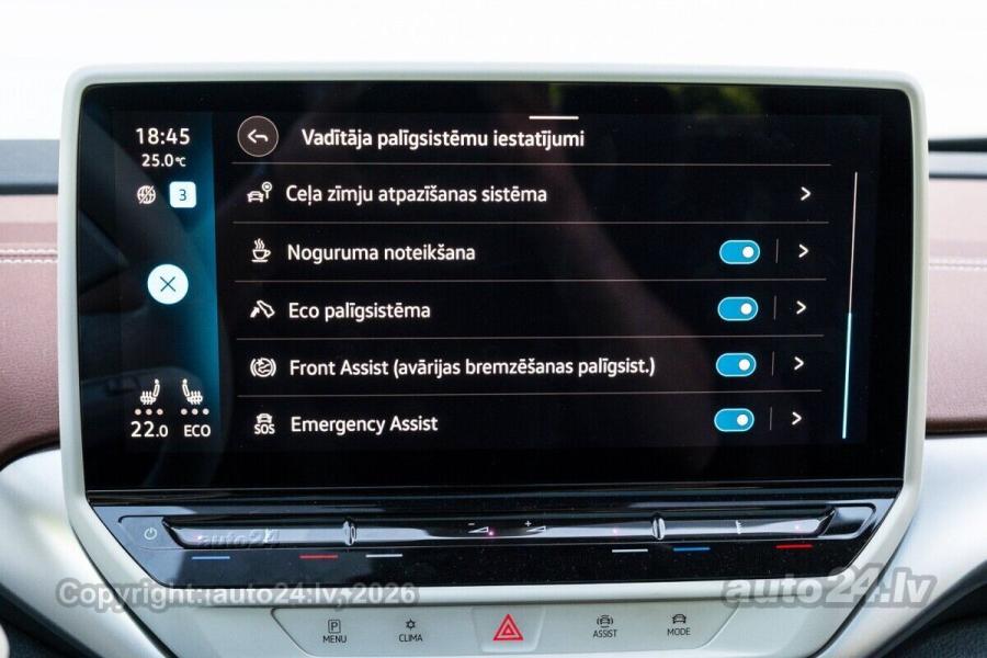 Balts Volkswagen ID.5 2025 Rīga, ar dzinēja tilpumu 0.00 L un nobraukumu 9 tūkst. km par 47089 €, foto 18 vietnē AUTOMOTO.COM.LV