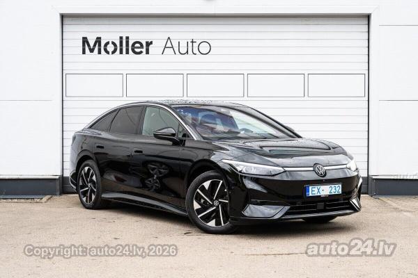 Melns Volkswagen ID.7 2026 Rīga, ar dzinēja tilpumu 0.00 L un nobraukumu 2 tūkst. km par 64722 €, foto 2 vietnē AUTOMOTO.COM.LV