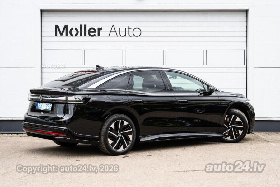 Melns Volkswagen ID.7 2026 Rīga, ar dzinēja tilpumu 0.00 L un nobraukumu 2 tūkst. km par 64722 €, foto 4 vietnē AUTOMOTO.COM.LV