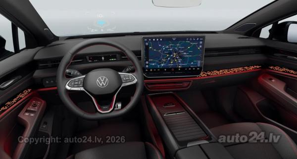 Black Volkswagen ID.7 2026 in Parnu, with an engine capacity of 0.00 L and mileage of 1 thousand km for 66383 €, photo 4 on AUTOMOTO.COM.LV