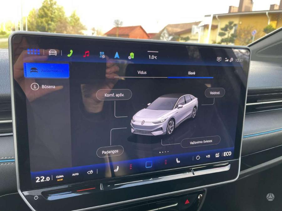 Синий Фольксваген ID.7 2024 в Вильнюс, объемом двигателя 0.00 л и пробегом 89 тыс. км за 36000 €, фото 24 на AUTOMOTO.COM.LV
