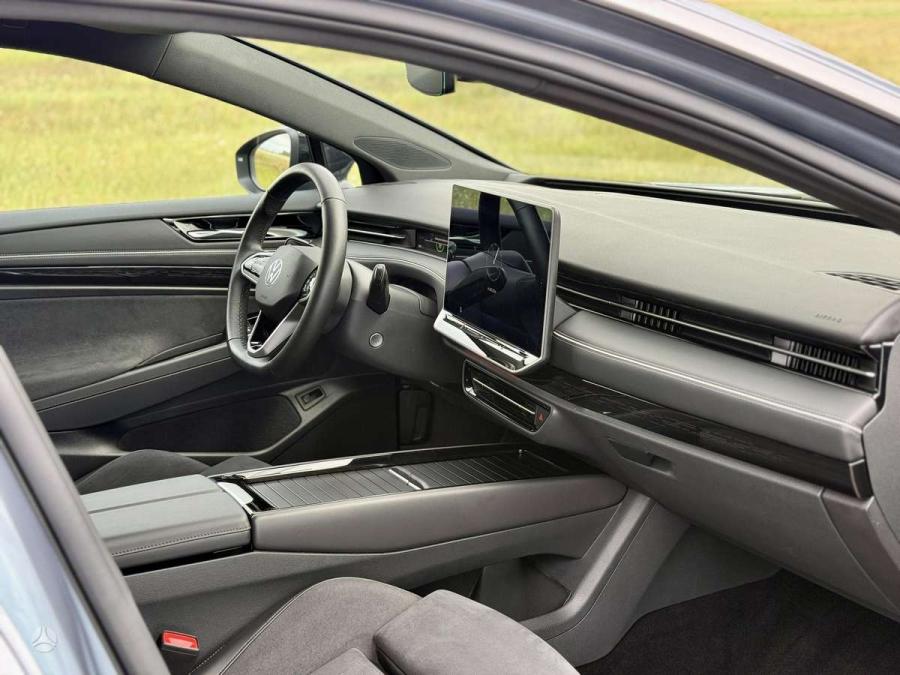 Zils Volkswagen ID.7 2025 Vilkaviškis, ar dzinēja tilpumu 0.00 L un nobraukumu 11 tūkst. km par 38500 €, foto 9 vietnē AUTOMOTO.COM.LV